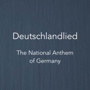 Das Deutschlandlied (the National Anthem of Germany) – Piano PDF