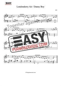 Londonderry Air (Danny Boy) – Piano Sheet Music – Easypianoscores.com
